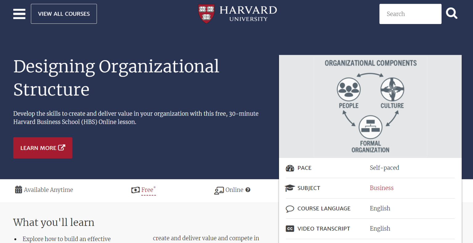 Free Harvard University Courses - Top 26 Free Online Courses