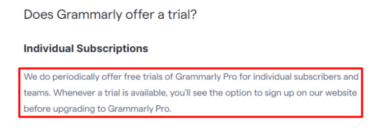 Grammarly Free Trial 2025 - 7 Days Pro Access